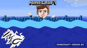 Мод Drowning Overhaul для Minecraft 1.7.10, 1.7.2