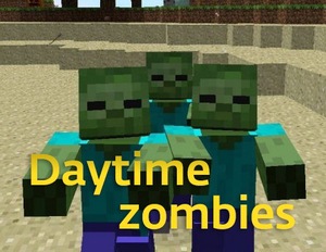 Мод Daytime zombies для Minecraft 1.10.2