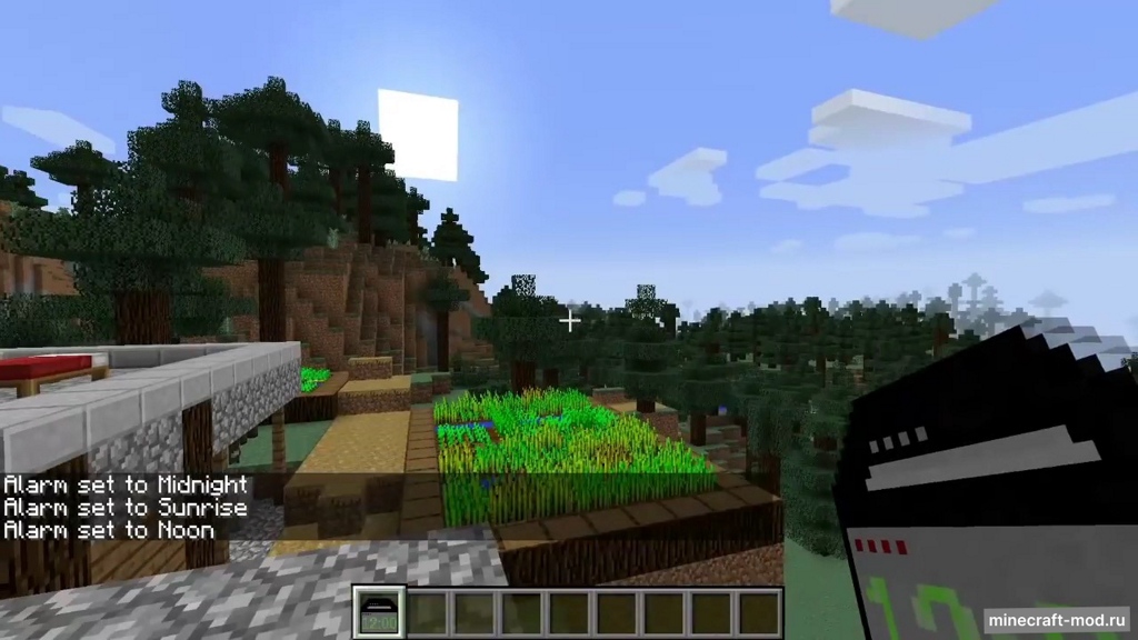 Мод Alarm Clock для Minecraft 1.12.2